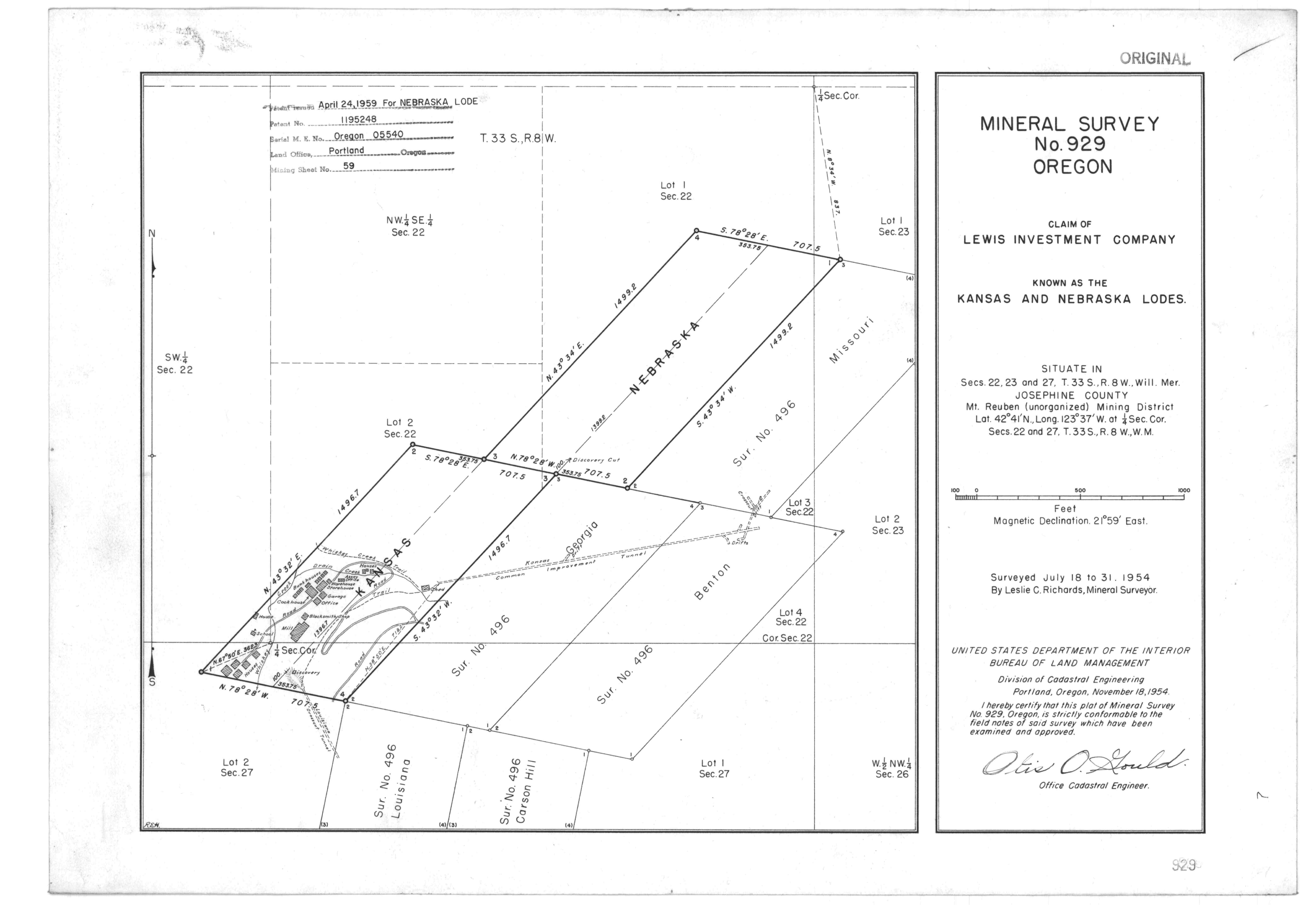 Land Status & Cadastral Survey Records Oregon/Washington BLM
