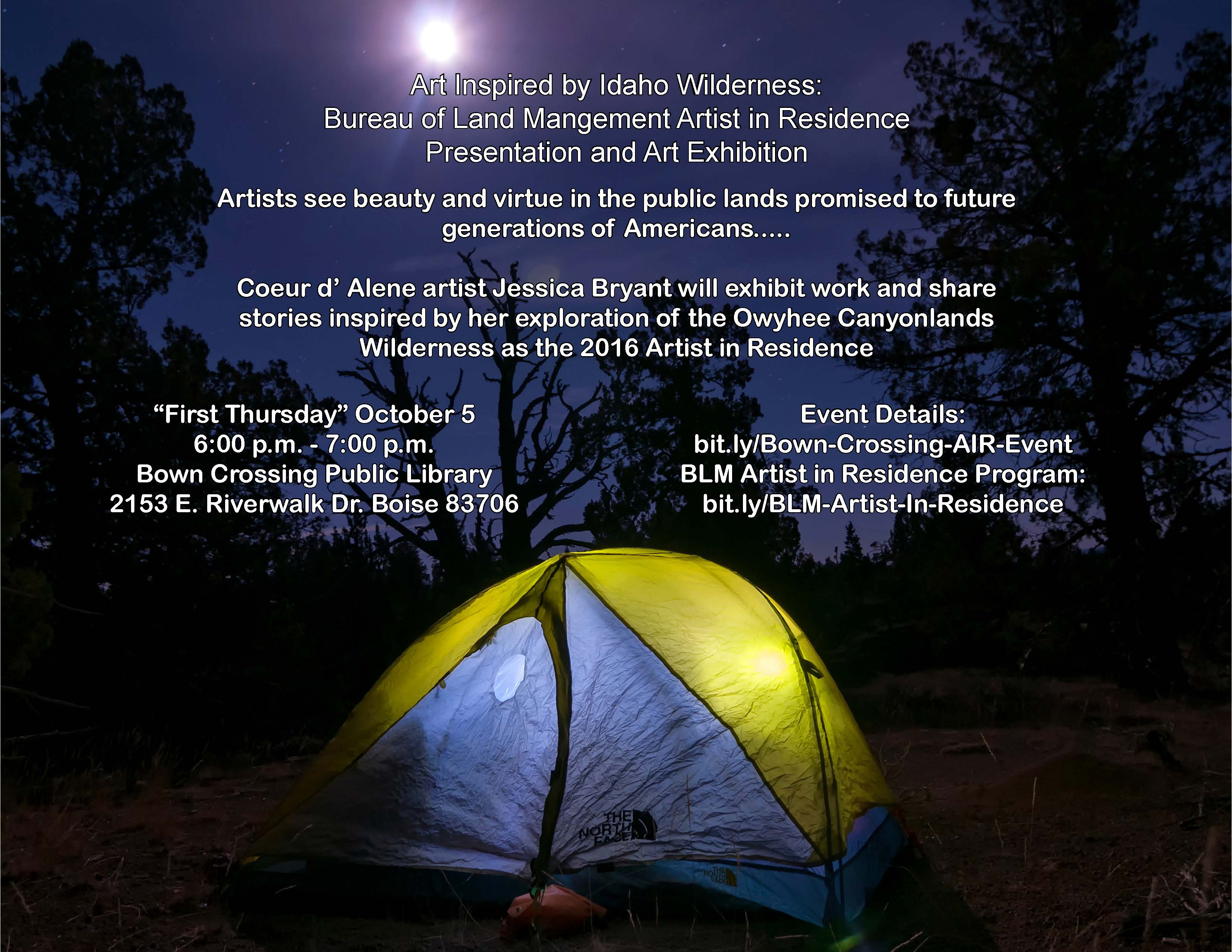 BLM Artist-in-Residence to share artwork inspired by Idaho wilderness ...