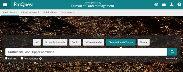 Library GeoRef Tutorial | Bureau of Land Management