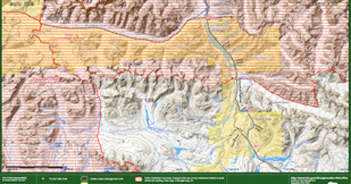 BLM Alaska Federal Subsistence Game Management Unit 13 Map of Alaska ...