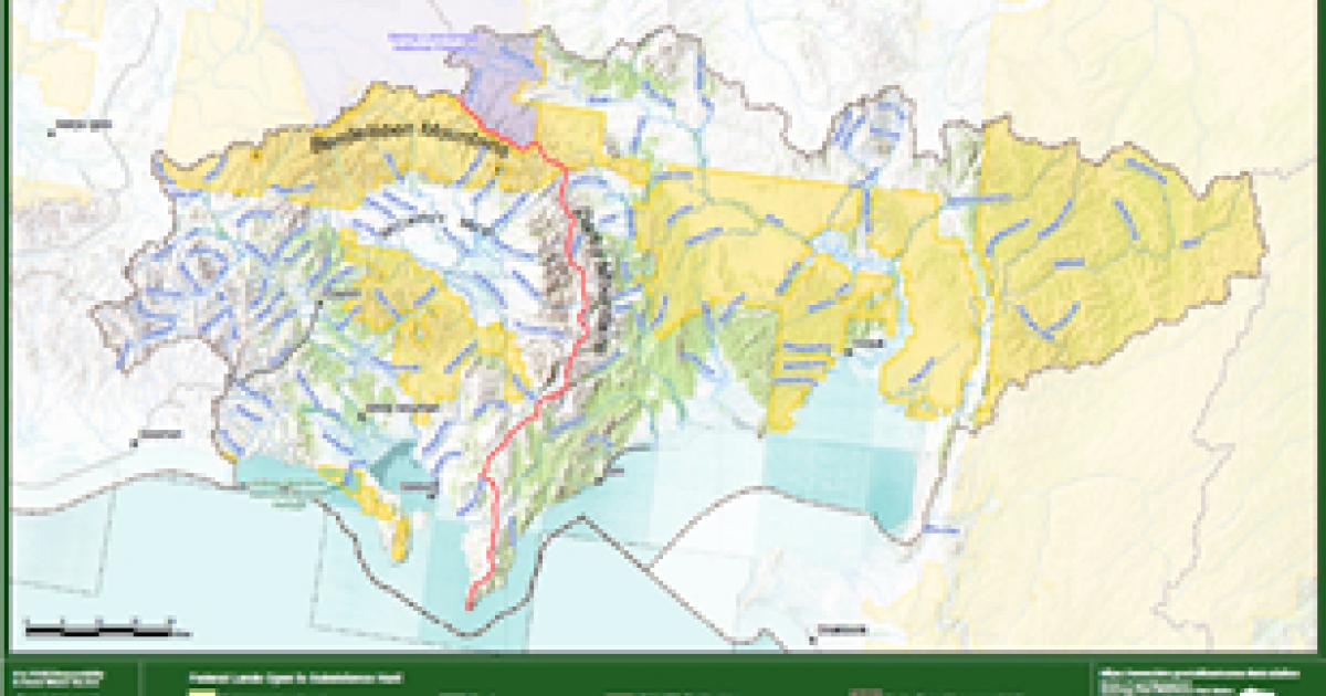 BLM Alaska Federal Subsistence Game Management Unit 22B Map - Seward ...