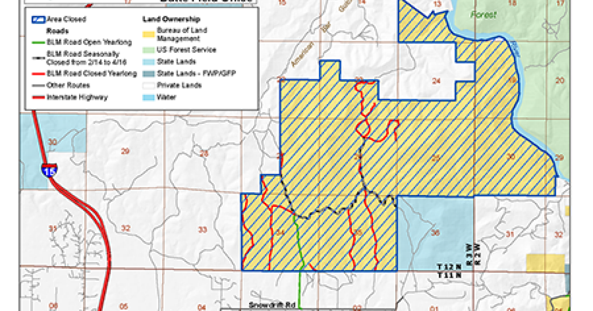 BLM Closure Order | Bureau of Land Management