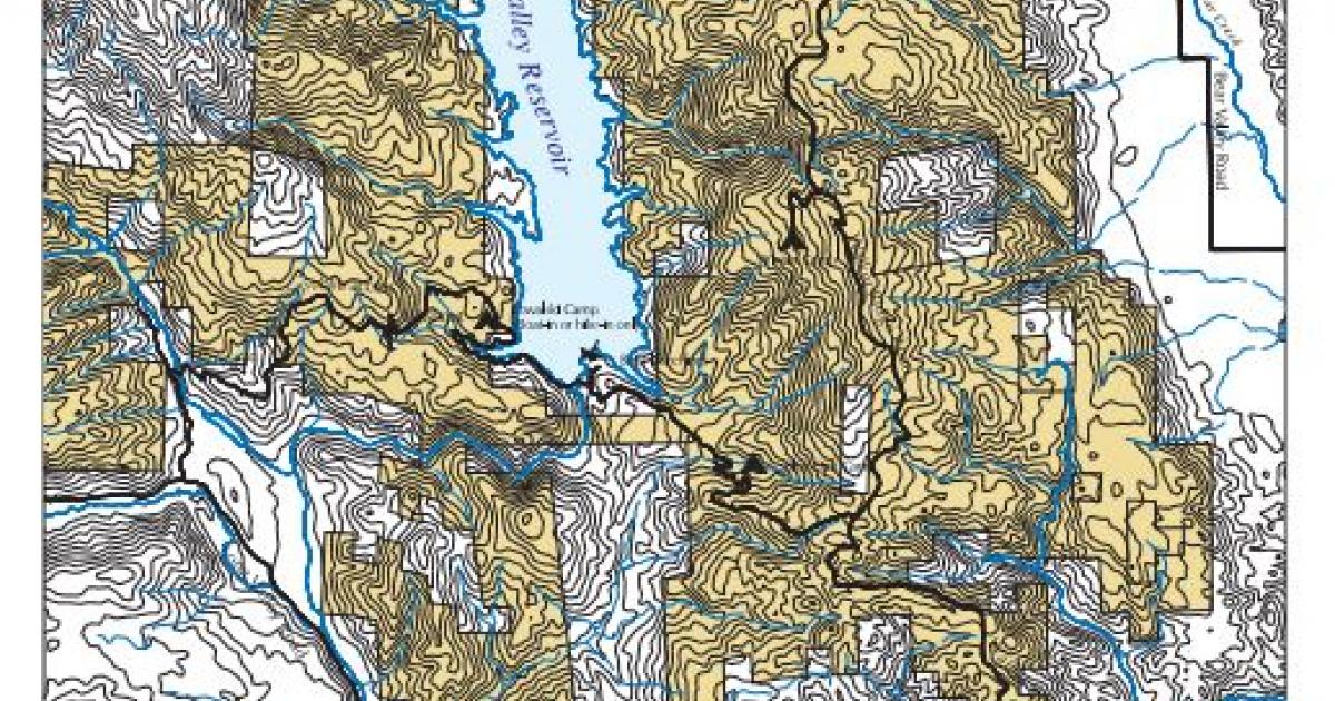 Indian Valley/Walker Ridge Recreation Area Map | Bureau of Land Management