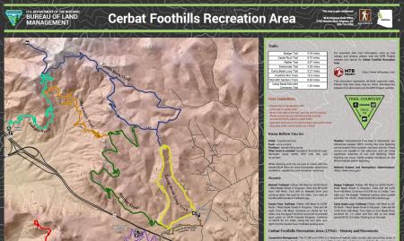 Kingman Field Office - Cerbat Foothills Recreation Area Map | Bureau of ...