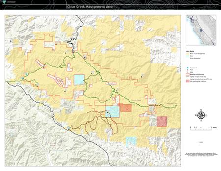 Clear Creek Management Area Map | Bureau of Land Management