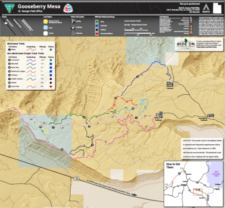 Gooseberry Mesa Georeferenced Map | Bureau of Land Management
