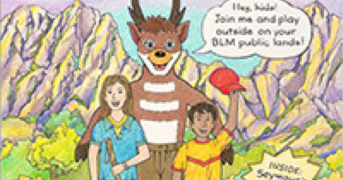 antelope coloring book