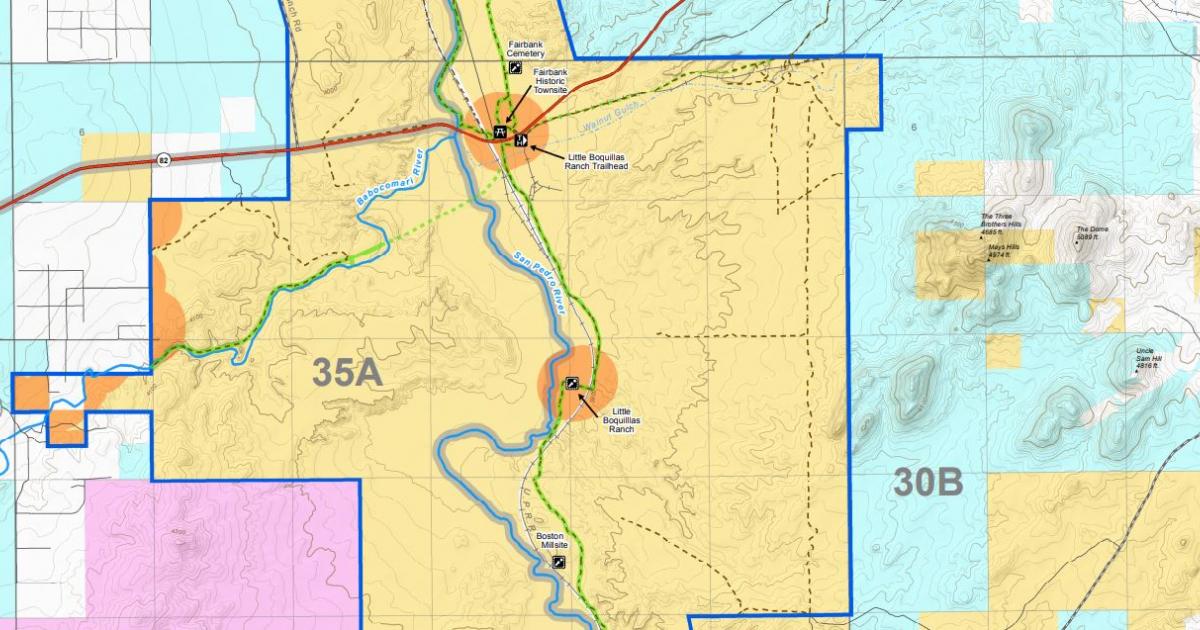 San Pedro Riparian National Conservation Area (SPRNCA) Mobile Map ...