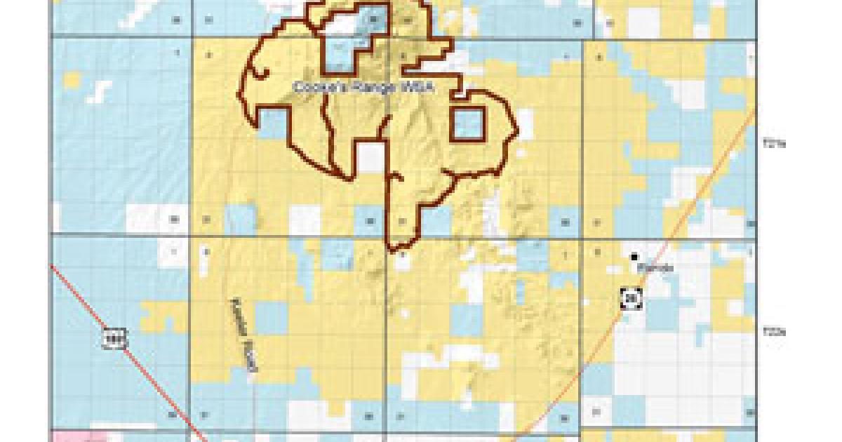 Cooke's Range Wilderness Study Area | Bureau of Land Management