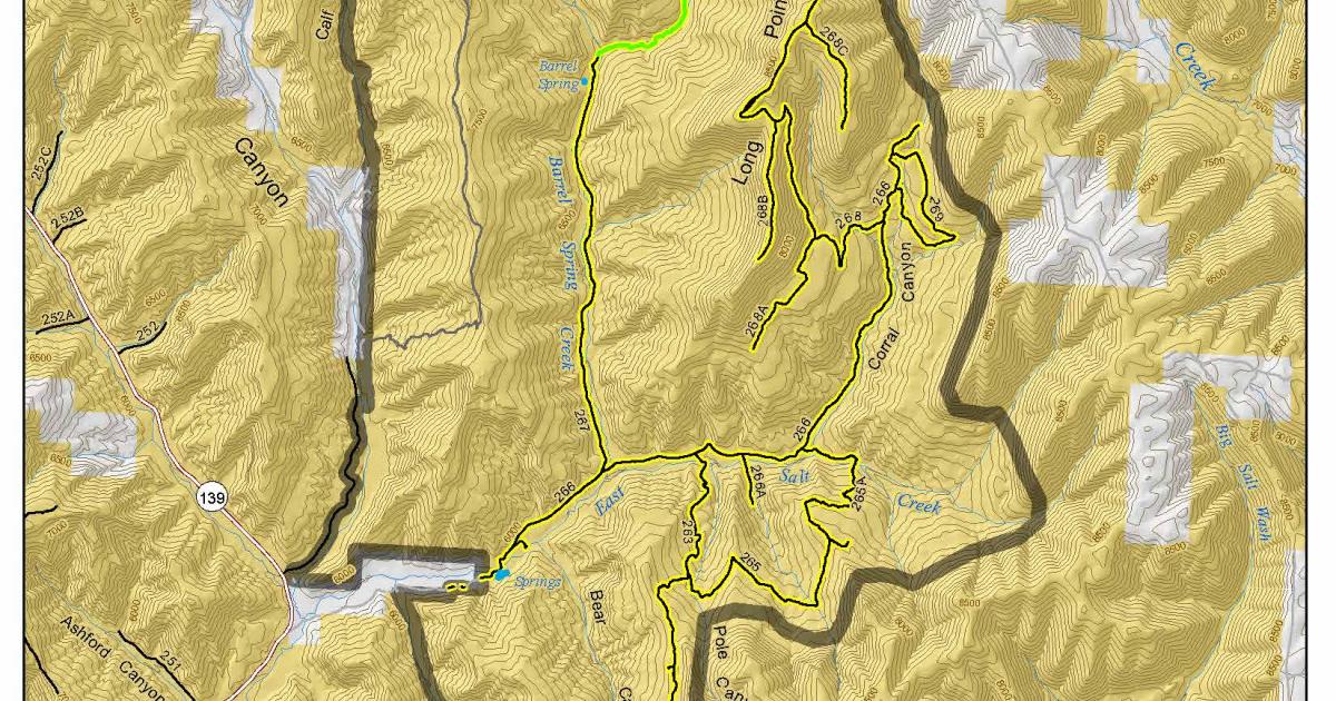 Barrel Springs Extensive Recreation Management Area Map | Bureau of ...