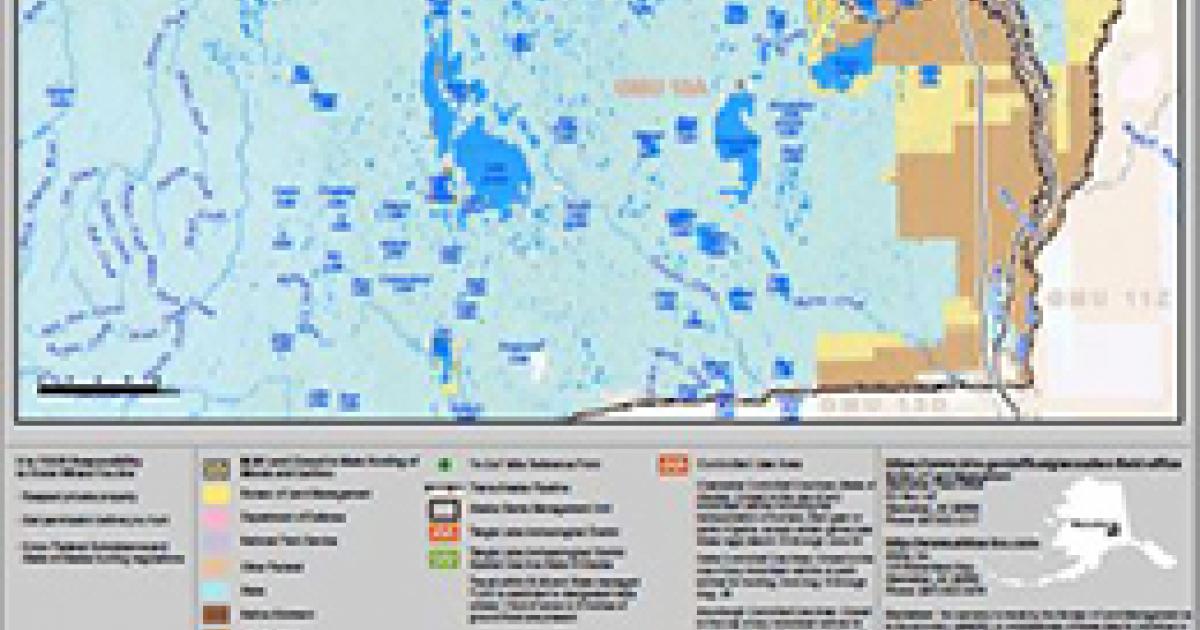 State moose and caribou hunt restricted areas GMU13 A and B 2020-2022 ...