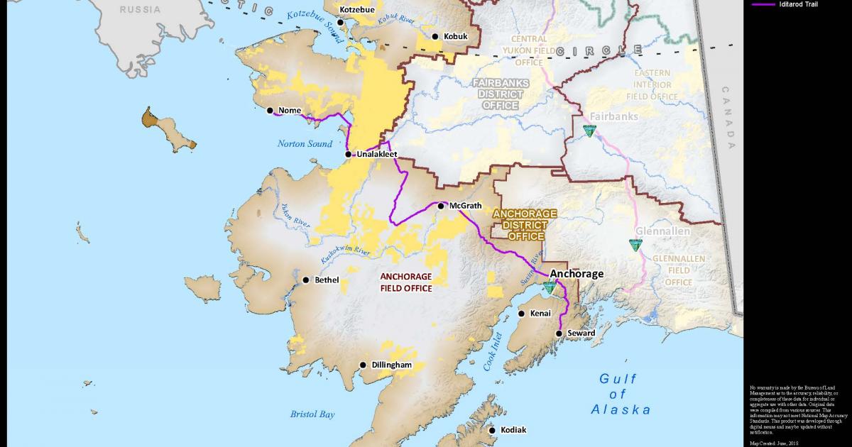 Anchorage Field Office Boundary Map | Bureau of Land Management