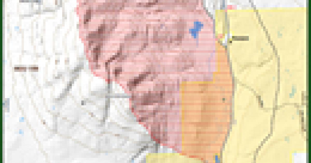 BLM Alaska Federal Subsistence Game Management Unit 13 Map of Paxson ...