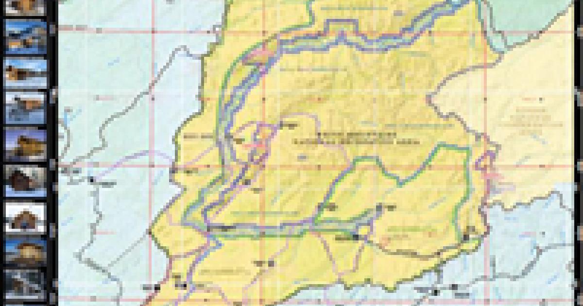 White Mountains National Recreation Area Georeferenced PDF Map | Bureau ...
