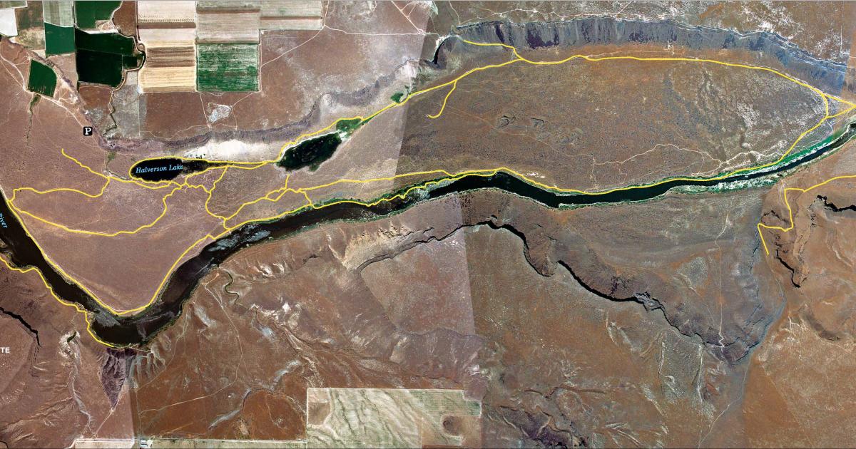 Halverson Bar - Aerial Map | Bureau of Land Management