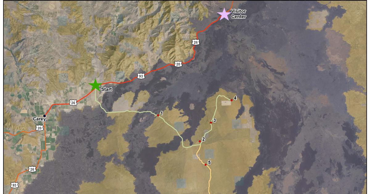Guided Tour of Laidlaw Park at Craters of the Moon National Monument ...