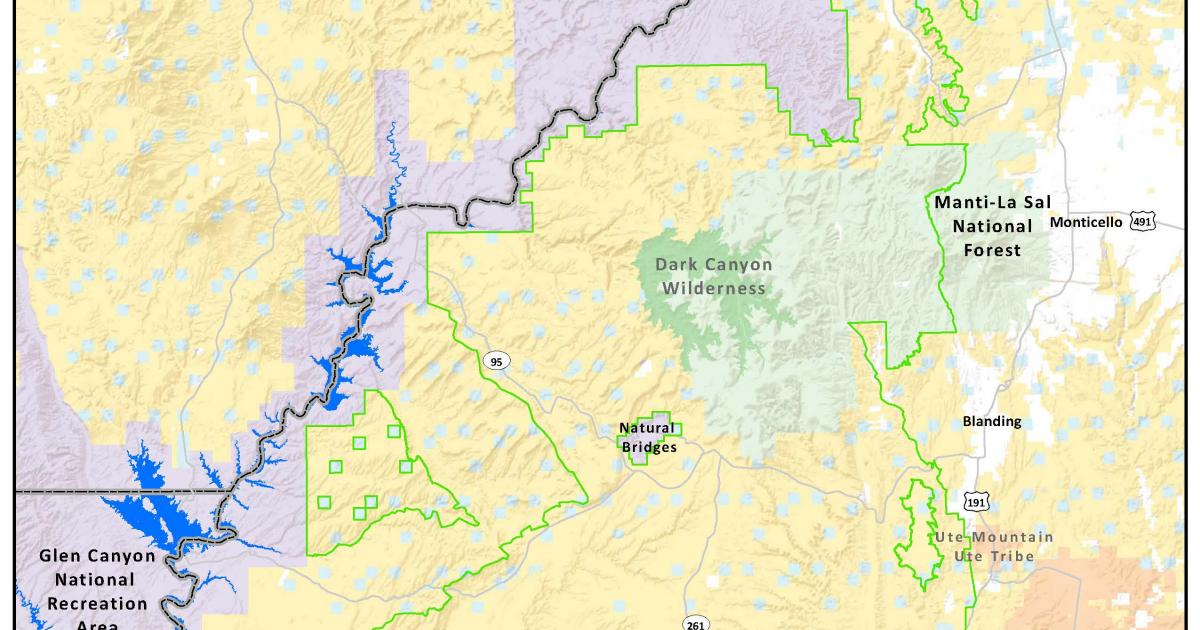 Bears Ears National Monument Map | Bureau of Land Management
