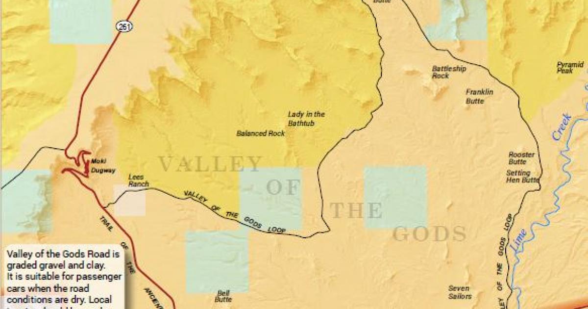 Valley of the Gods Georeferenced Map | Bureau of Land Management