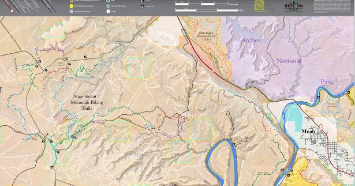 Gemini Bridges and Long Canyon Georeferenced Map | Bureau of Land ...