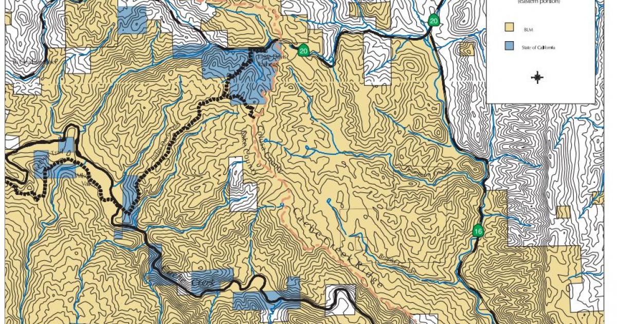 Cache Creek East Zone Recreation Map | Bureau of Land Management