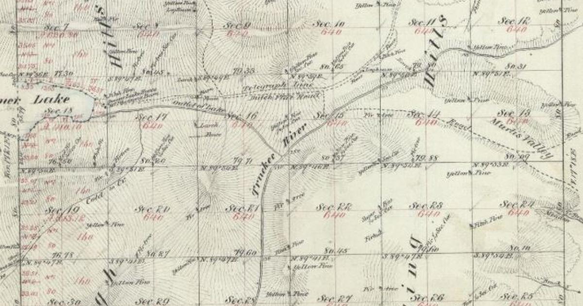 Donner Party Map Donner Memorial State Park California Trail Map