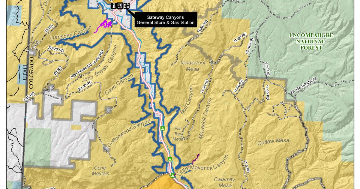 Dolores River Colorado Map Dolores River Colorado Royalty Free Images,