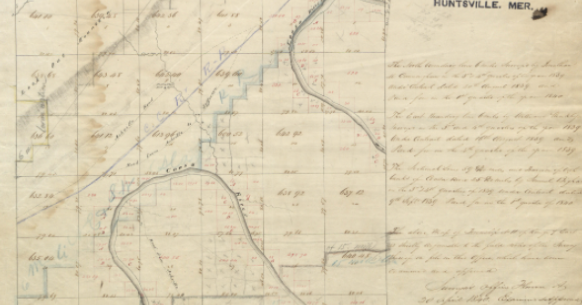 Turkeytown Original Survey Plat | Bureau of Land Management