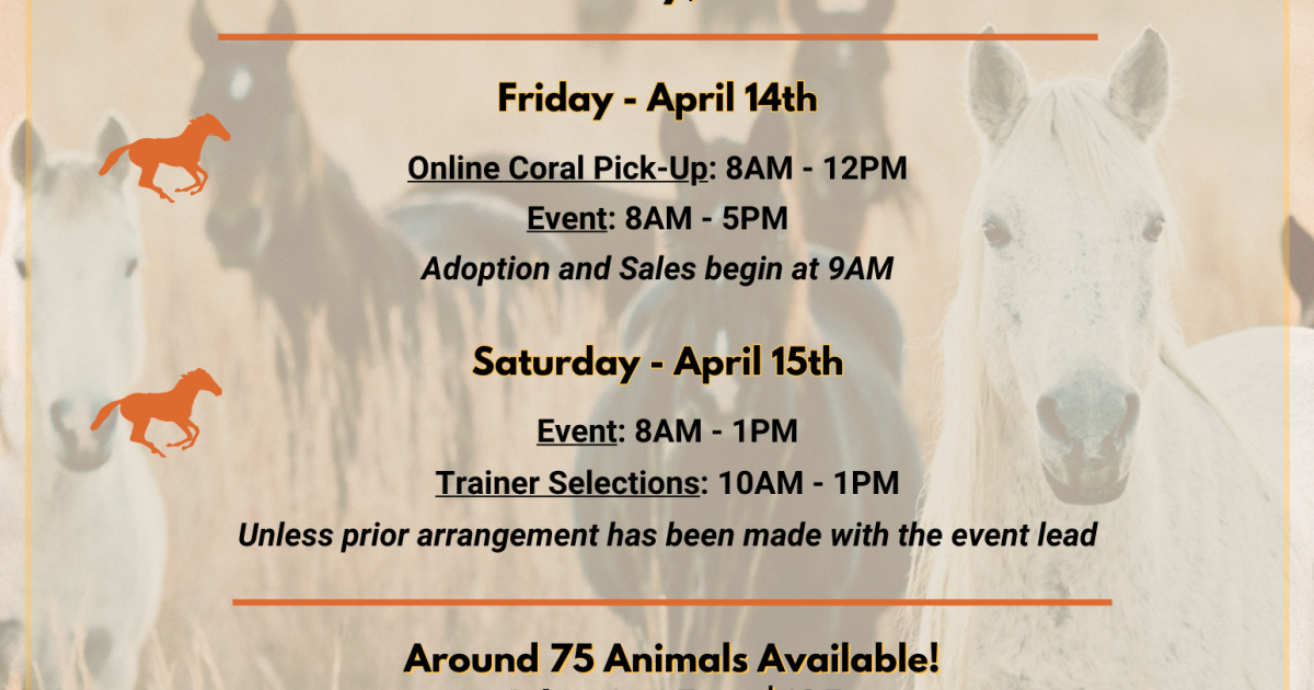 BLM to host Wild Horse and Burro Event in Searcy, Arkansas | Bureau of ...