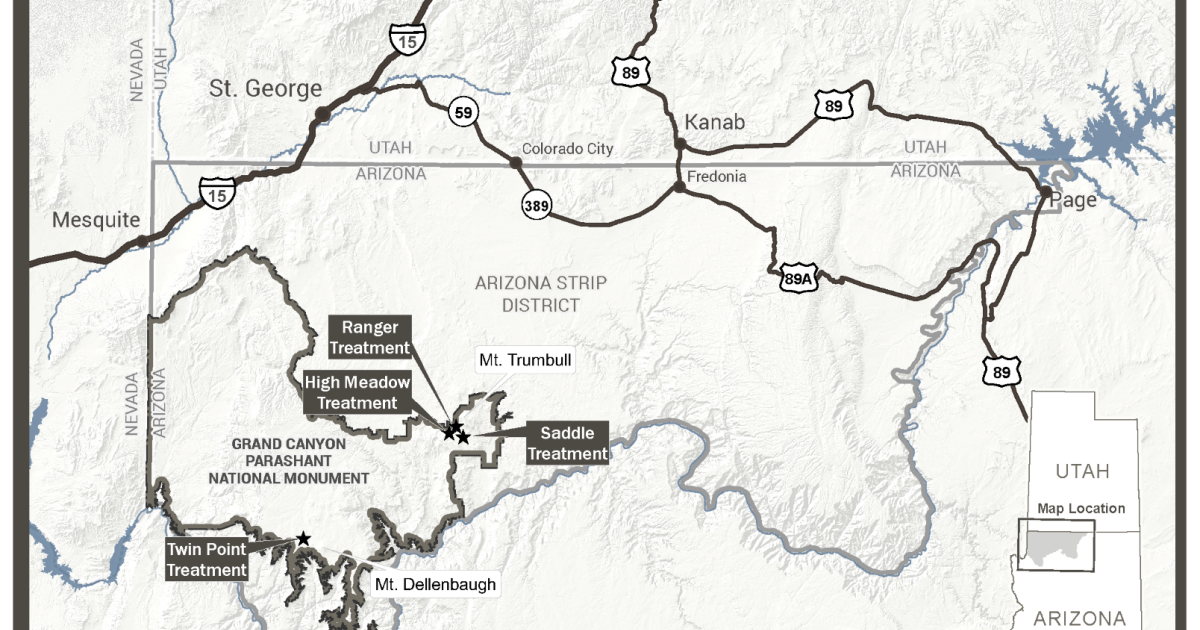 Prescribed fire planned for public lands on the Arizona Strip | Bureau ...