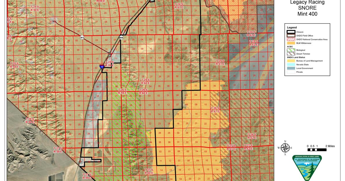 BLM announces temporary closure near Jean for 2023 Legacy Battleground ...