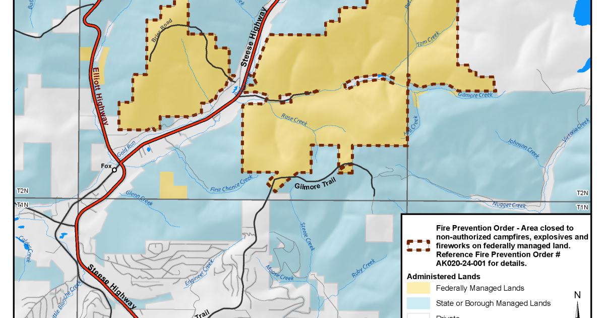 BLM issues fire restrictions to protect properties and residences north ...