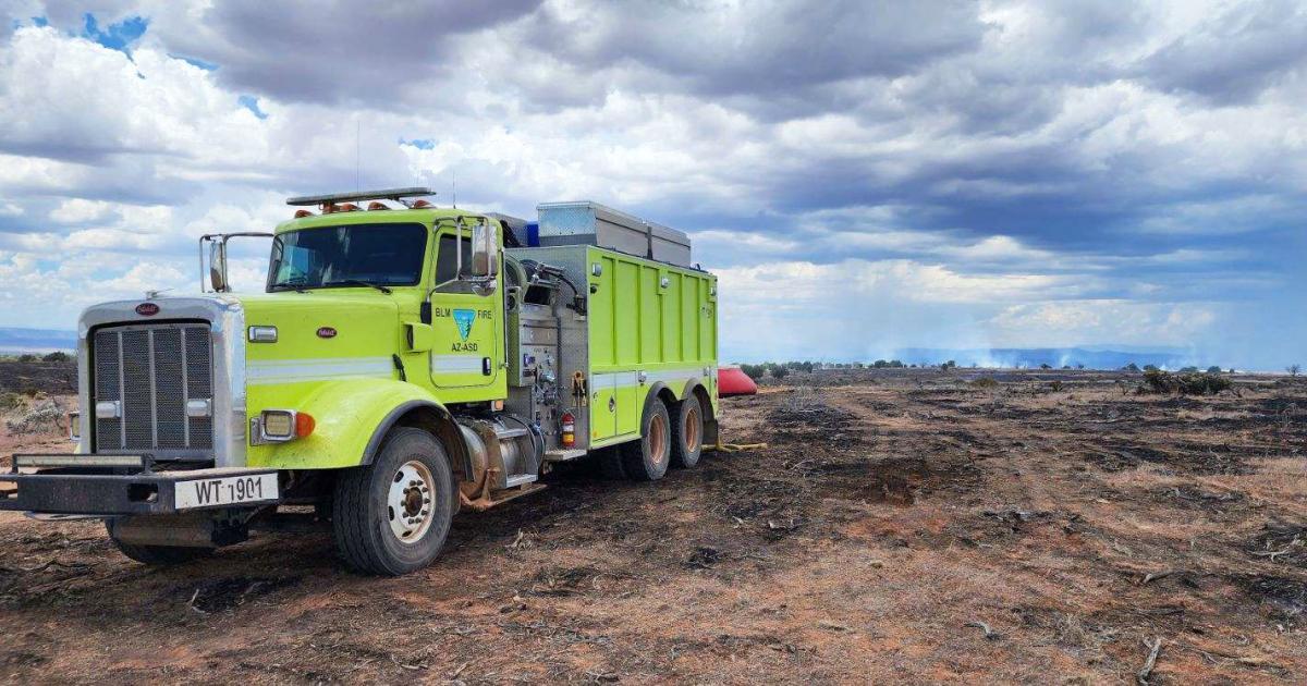BLM Arizona Strip District crews suppressing Gunsight Fire | Bureau of ...
