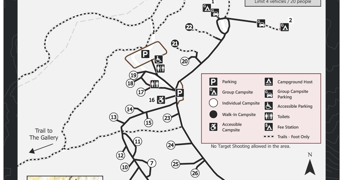 BLM CO RGFO Sand Gulch Campground Map | Bureau of Land Management