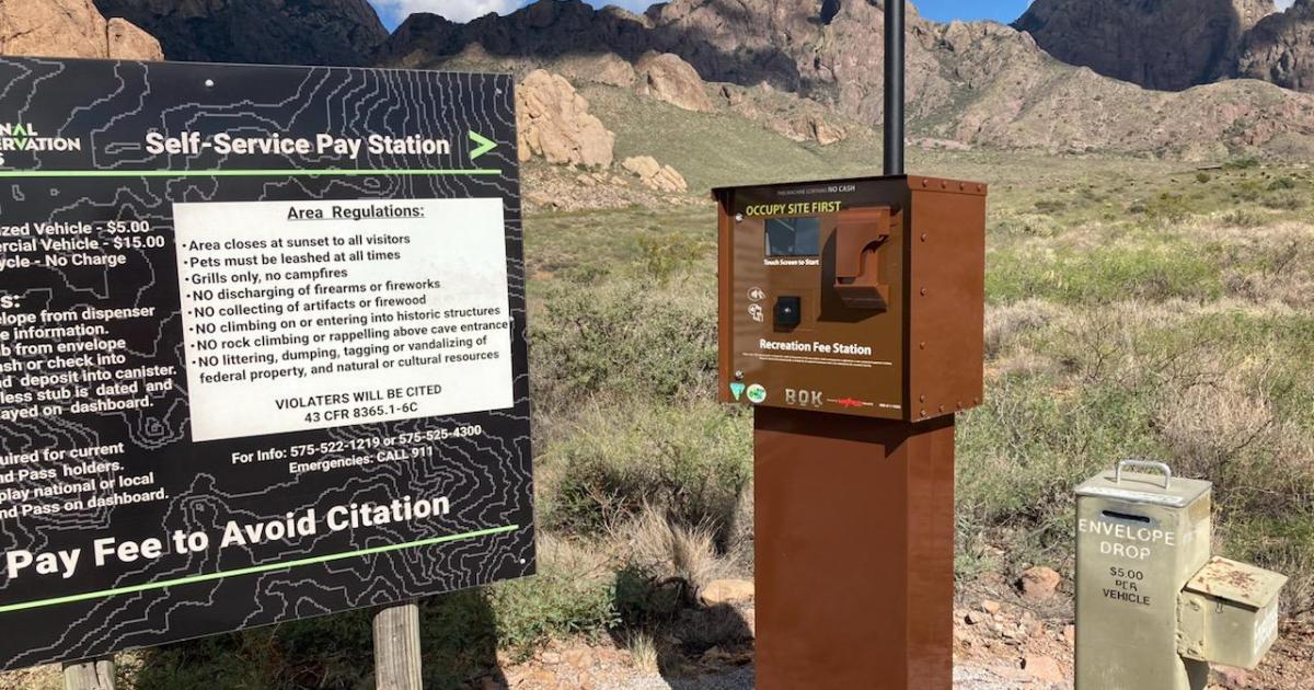 BLM Las Cruces District installs cashless fee collection kiosks ...