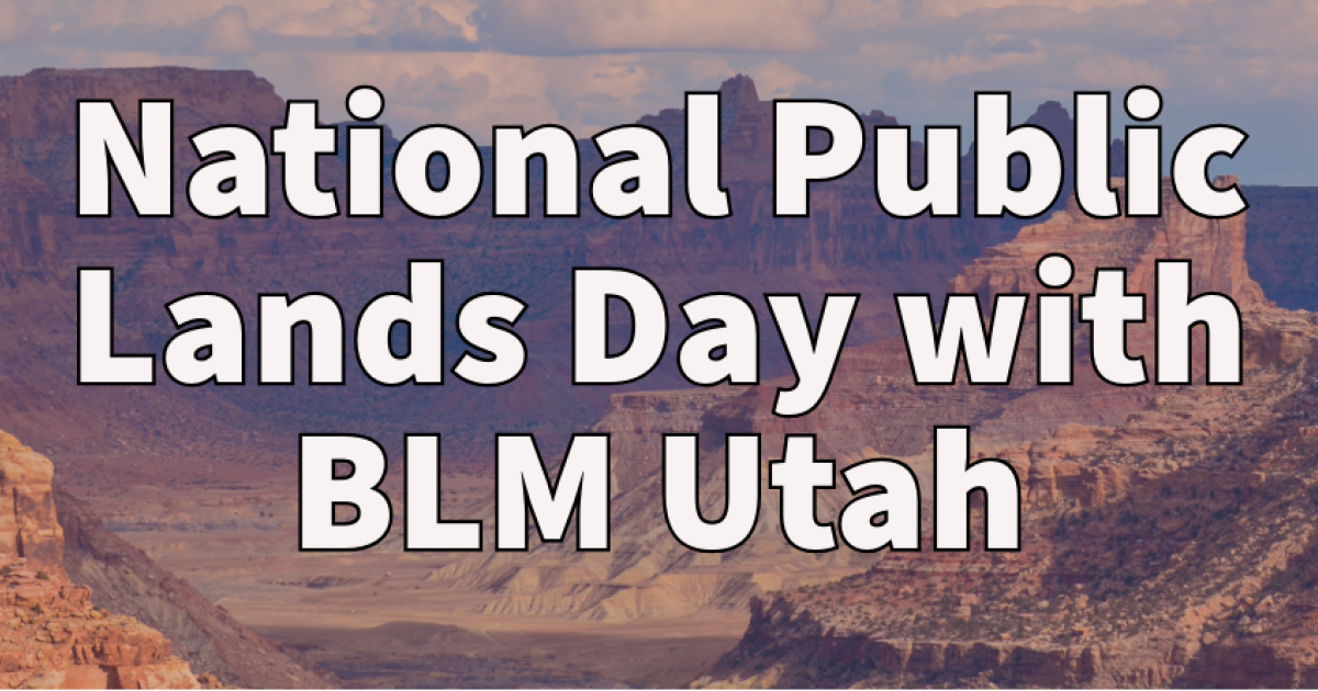 Utah's National Public Lands Day Virtual Scavenger Hunt | Bureau of ...