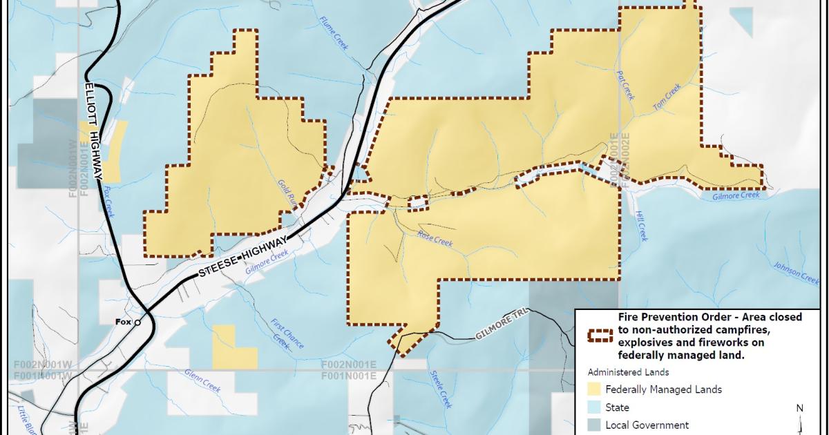 BLM fire restrictions help protect properties and residences north of ...
