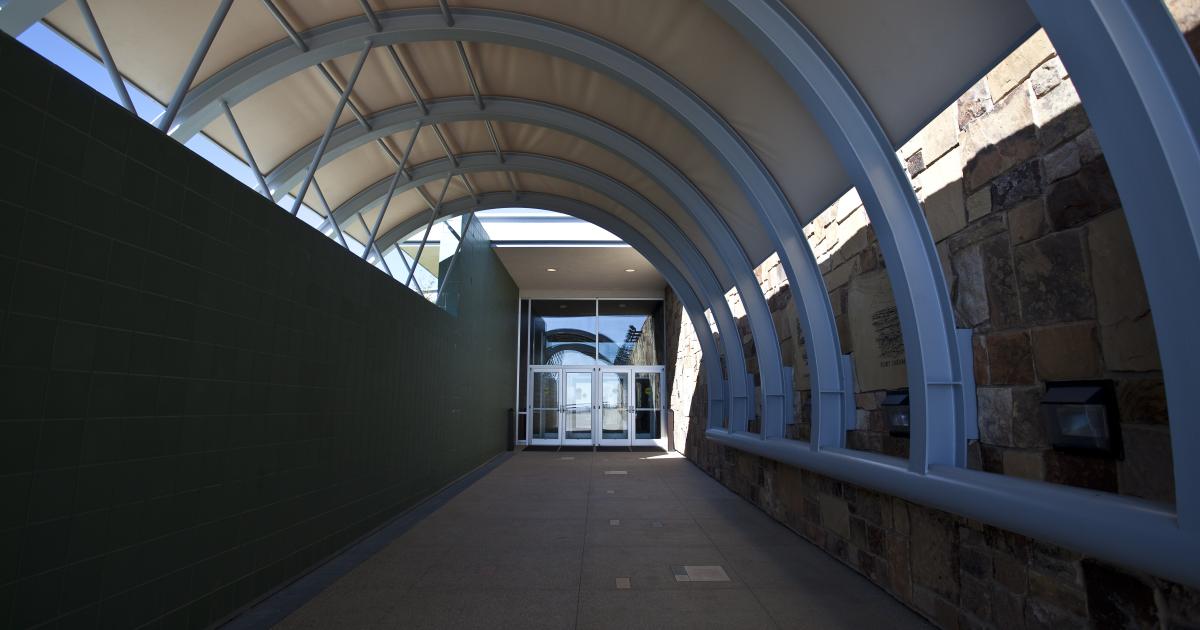 Trails Center re-opens with temporary access during water line and road ...