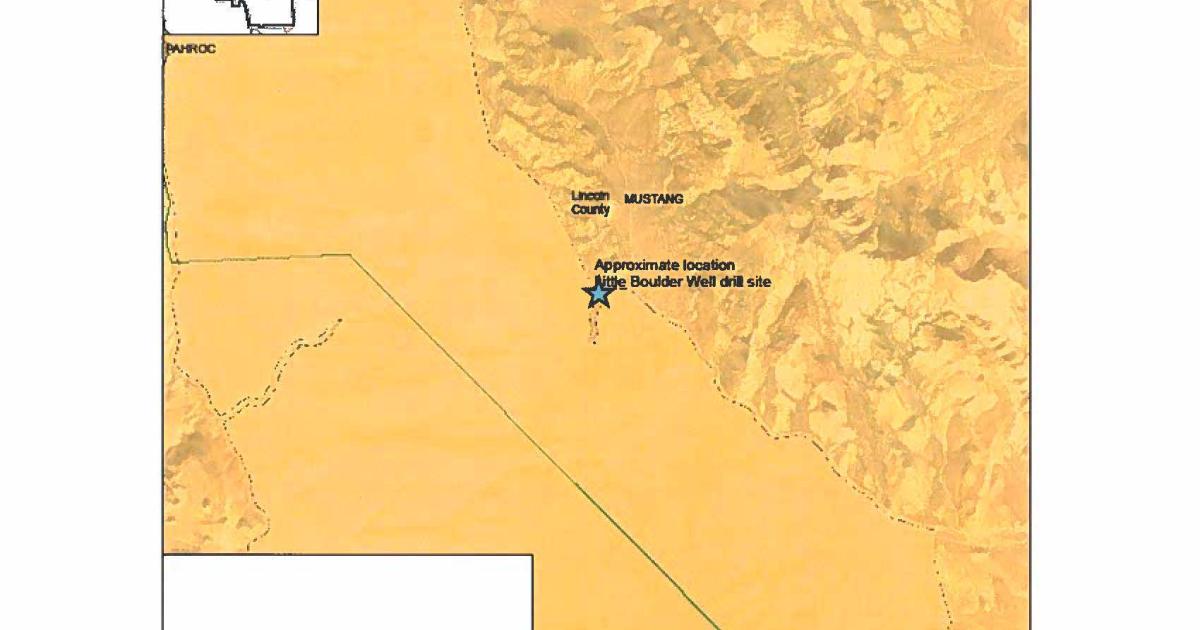 BLM approves Little Boulder Well in Lincoln County, Nevada | Bureau of ...