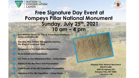 Pompeys Pillar National Monument Signature Day | Bureau of Land Management
