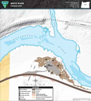 Oregon - White River Campground Map (Georeferenced) | Bureau of Land ...